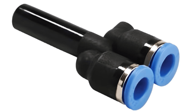 Push to Connect Wye "Y" Union Reducer 6mm Tube x 8mm Tube Plug in