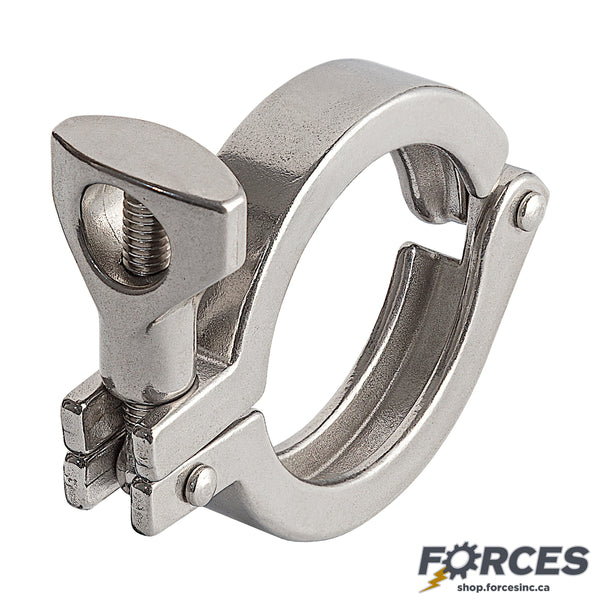 1" - 1-1/2" Single Pin Heavy Duty Clamp - Stainless Steel 304 | 13MHHM