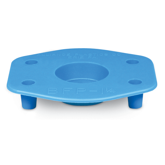 3/4" SAE Full Face Flange Protector - Polyethylene (Blue)