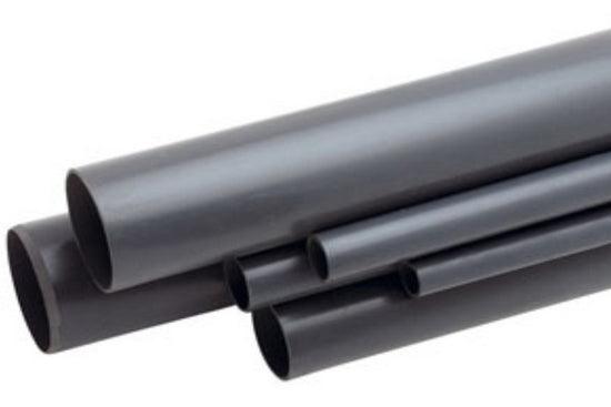 8" Plain End PVC Pipe Grey Sch 40 - 10ft