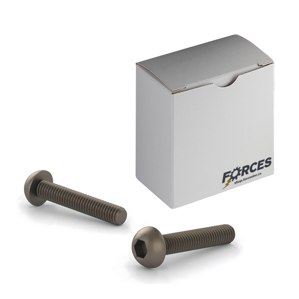 M8-1.25 x 20mm ISO 7380 Button Head Socket Cap Screw Full thread ...