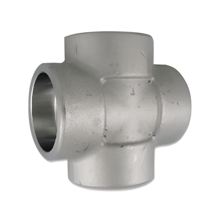 2" Cross Socket Weld #3000 - SS 316/316L