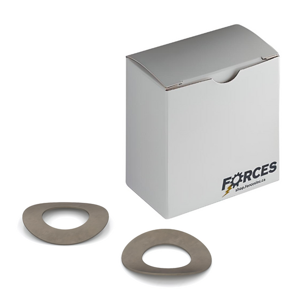 M8 Curved Spring Washer DIN 137A - Plain Steel