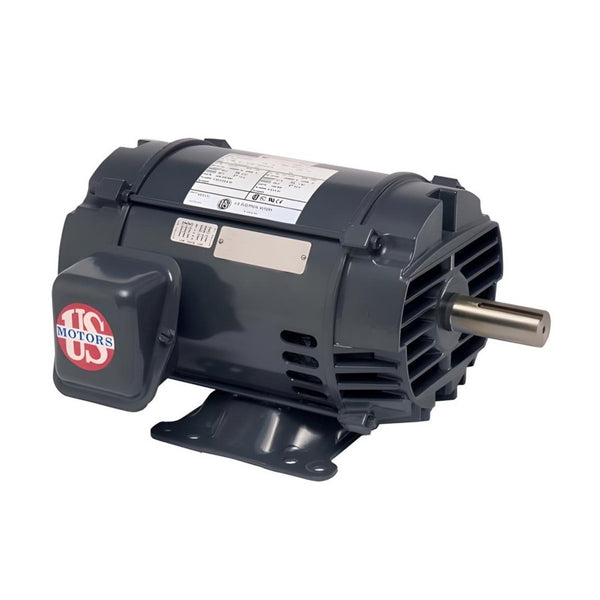 US Motors D5P2D | T-Frame Motor 5HP, 1800RPM, 208-230/460V, Frame 184T