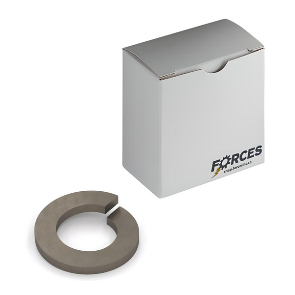 DIN 127B Medium Split Lock Washer M6 - Plain Steel