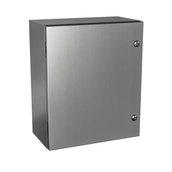 Enclosure 24" x 16" x 8" NEMA 4X-12/IP66 - Stainless Steel 304