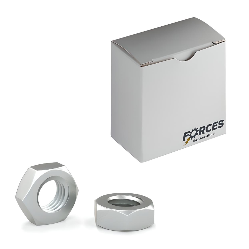1/4"-20 Machine Screw Hex Nut - Zinc Plated ASTM A563