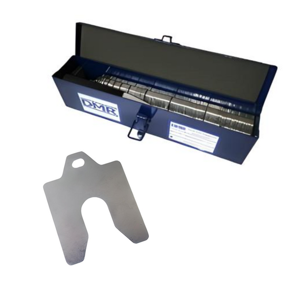 3/4" Slotted Shim Kit (B) 10 Per Size - Stainless Steel 304