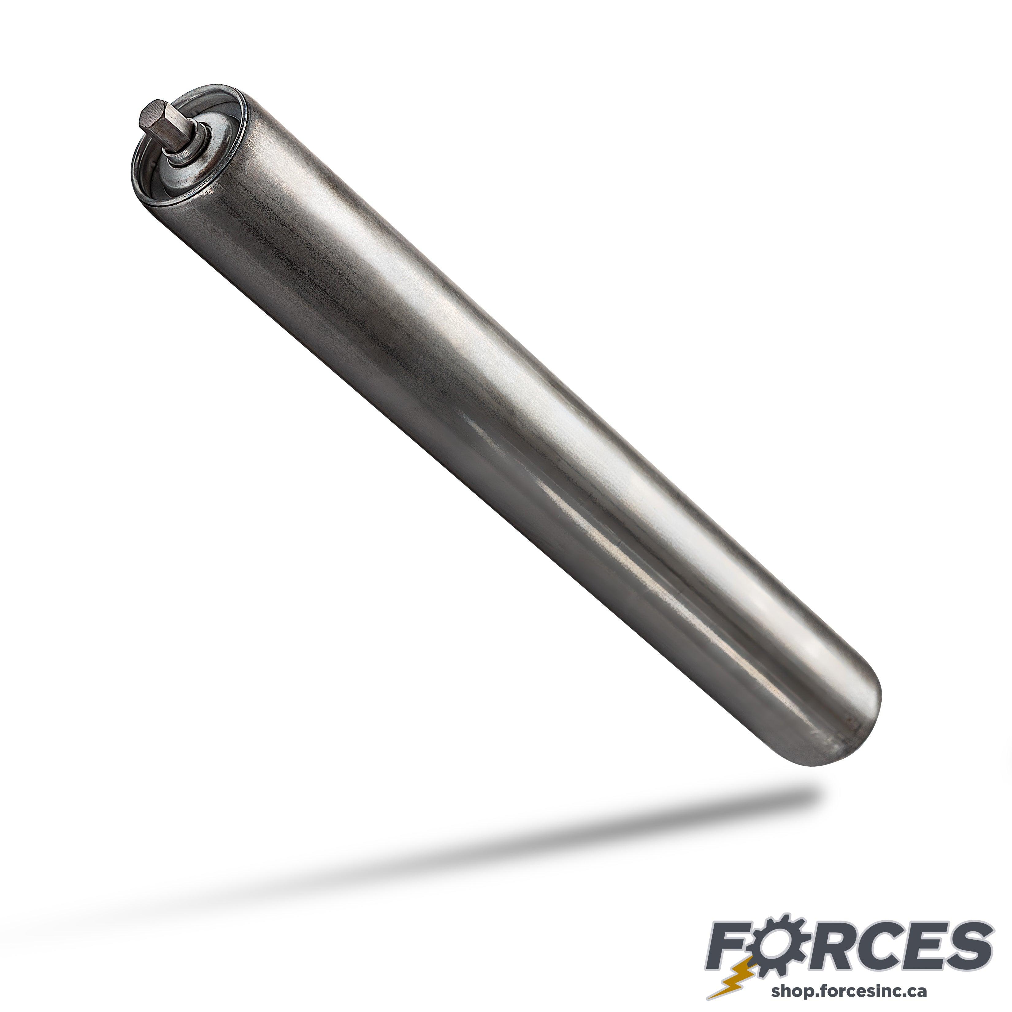 Conveyor Rollers 10" BF | 1.5" Dia. Hex Shaft 5/16" 11 Ga HRPO