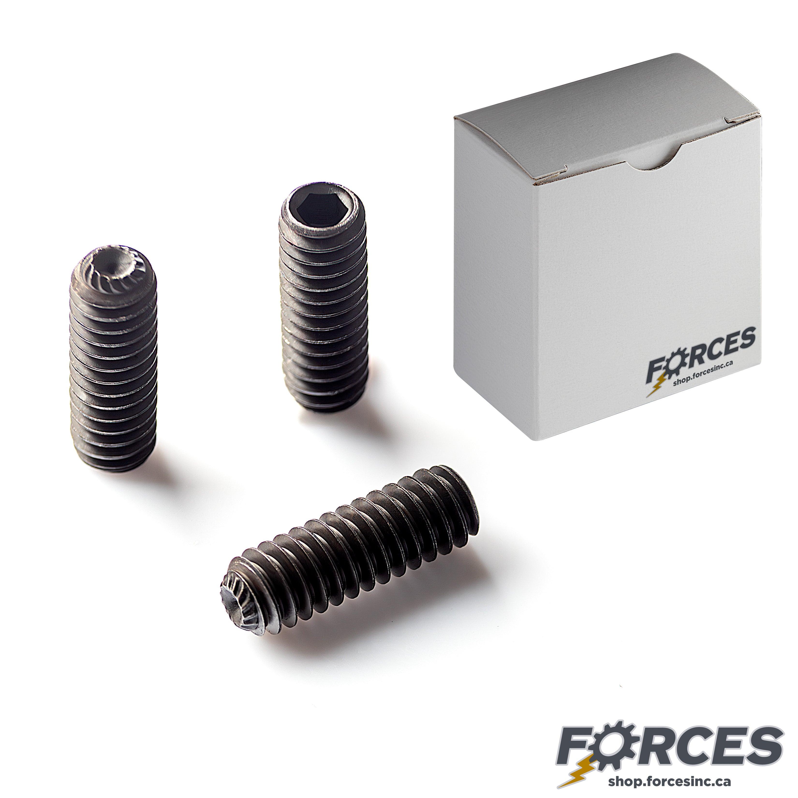 Knurled Cup Set Screw 5/16"-18 X 1/2" Black Oxide [50/Box]