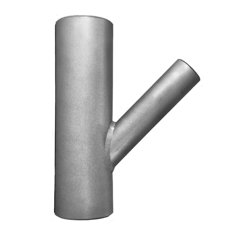 8" x 6" Reducing Lateral Tee Butt Weld Sch 10S - SS 304/304L