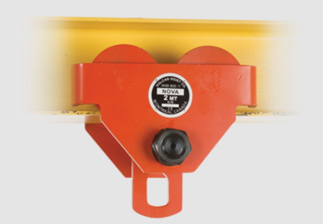Nova Push Hoist Trolley Extended 5 Ton (11023 Lbs)