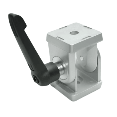 Pivot Hinge w/ Lock Handle | 45 Series Aluminum Extrusion
